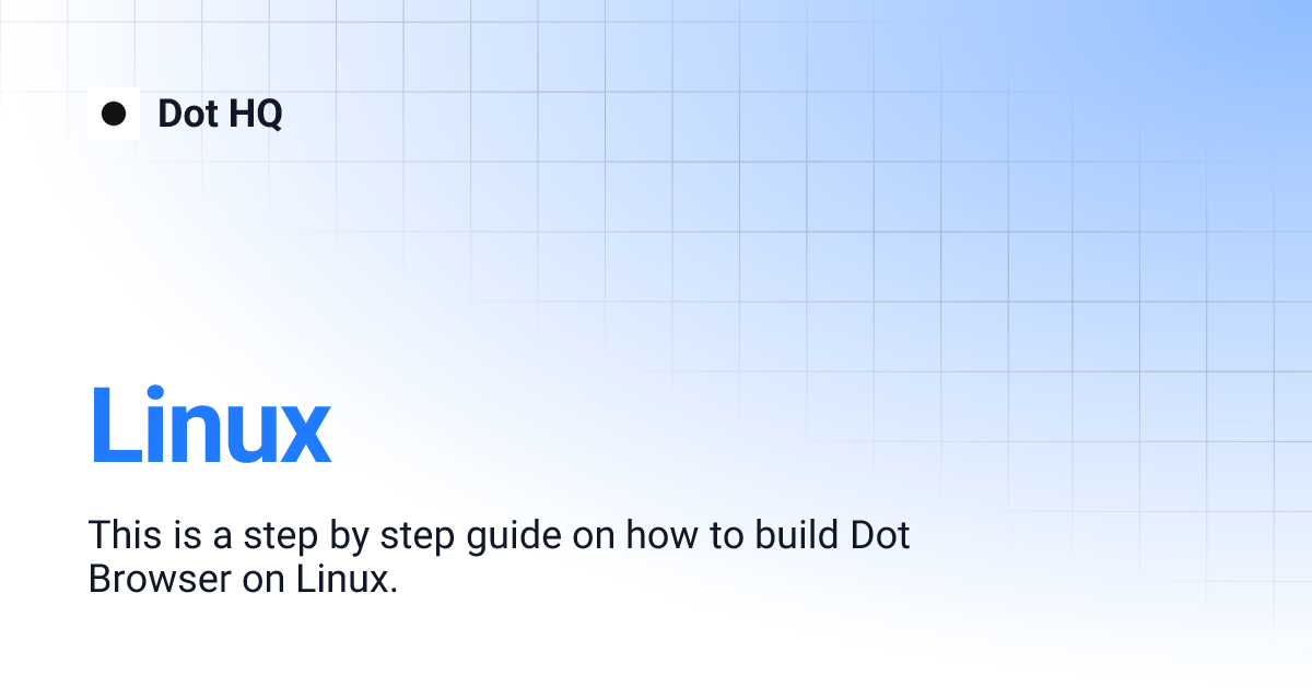 Linux | Dot HQ